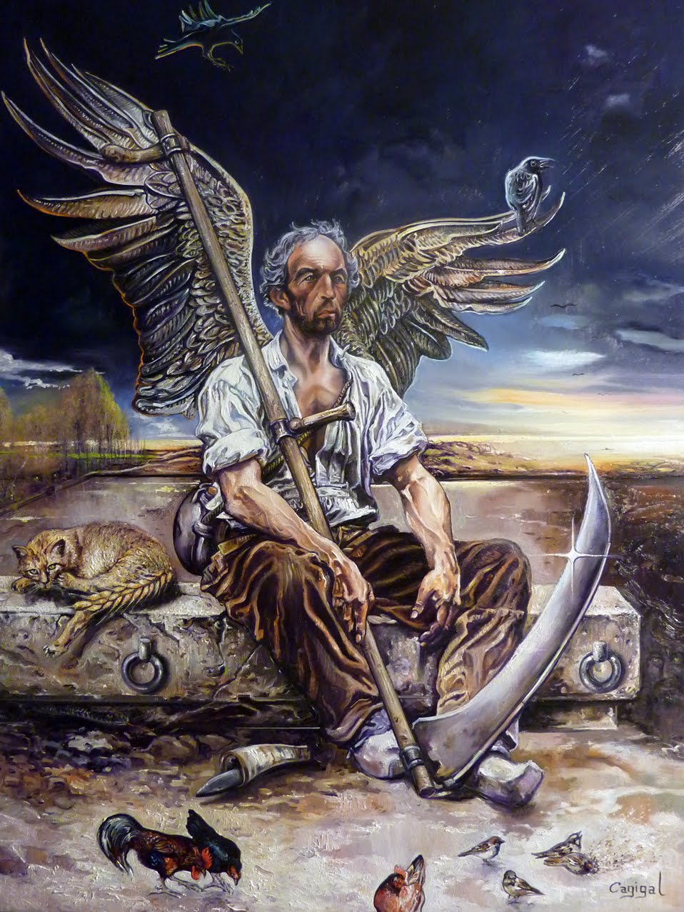 Cagigal. Galería artística: El último segador