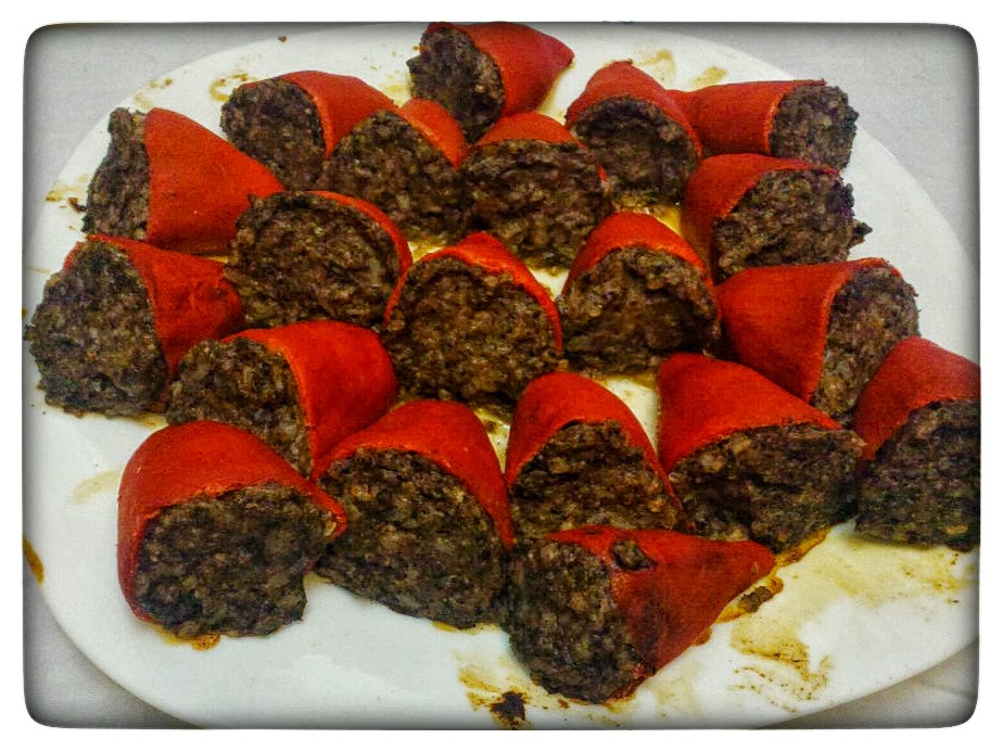 Mi pequeño rincon: Pimientos de piquillo rellenos de morcilla