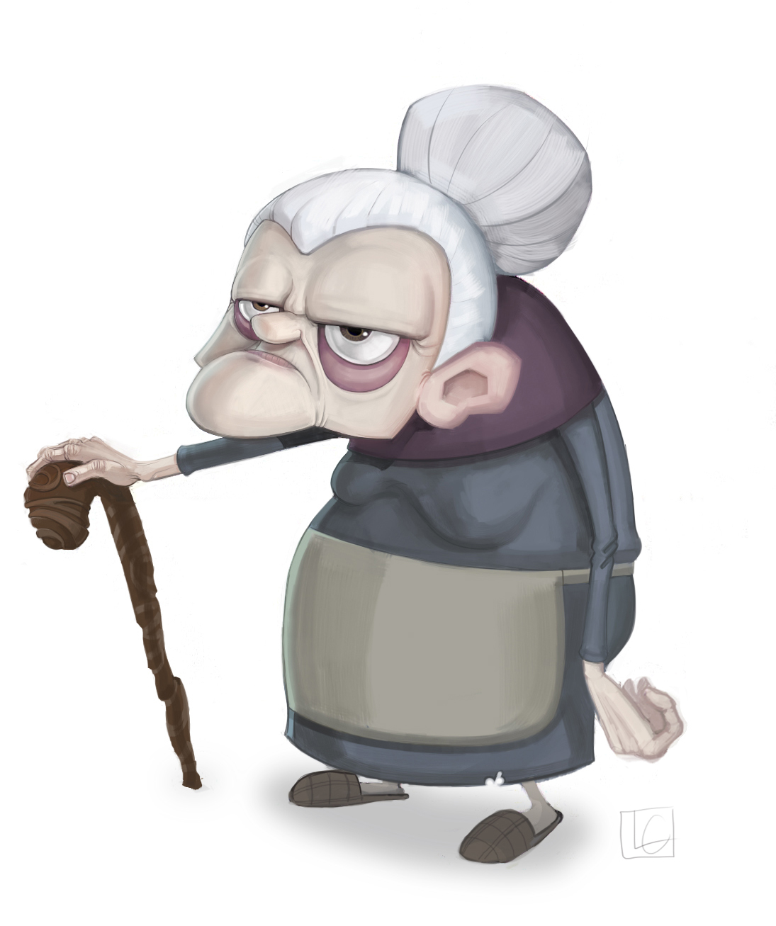 Borja Lopez-Galiano: VdH Character Design, Grandmother