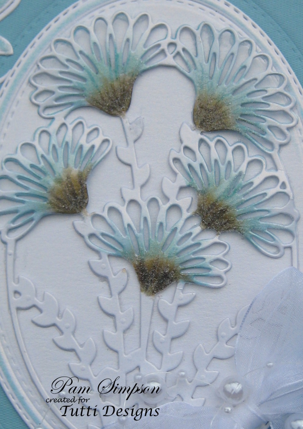 pamscrafts: Frilly Flower Frame.