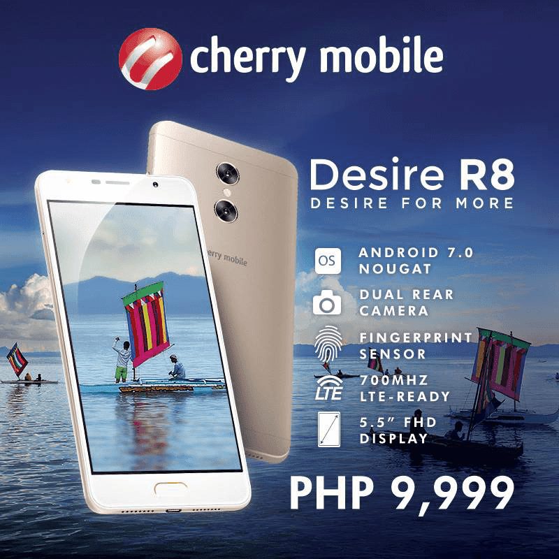Cherry Mobile Desire R8 With Dual Cameras Now In Stores For PHP 9999