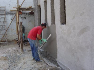Super Bloco: O reboco de parede
