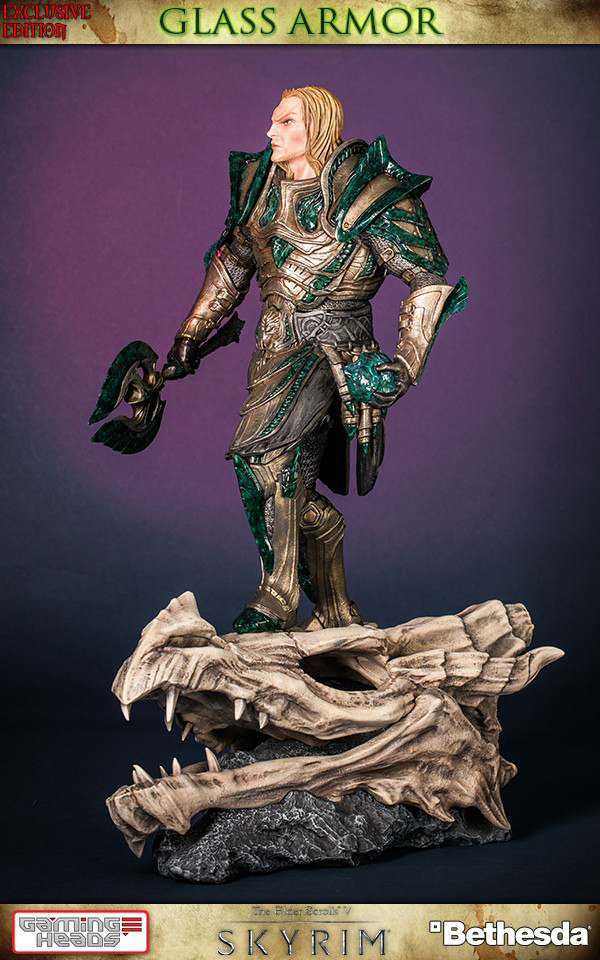 The Elder Scrolls V: Skyrim - Glass Armour (Gaming Heads)