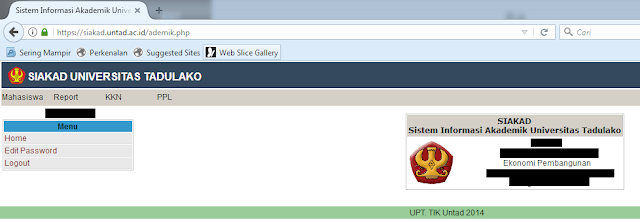 CARA INPUT KRS ONLINE PADA SIAKAD UNTAD