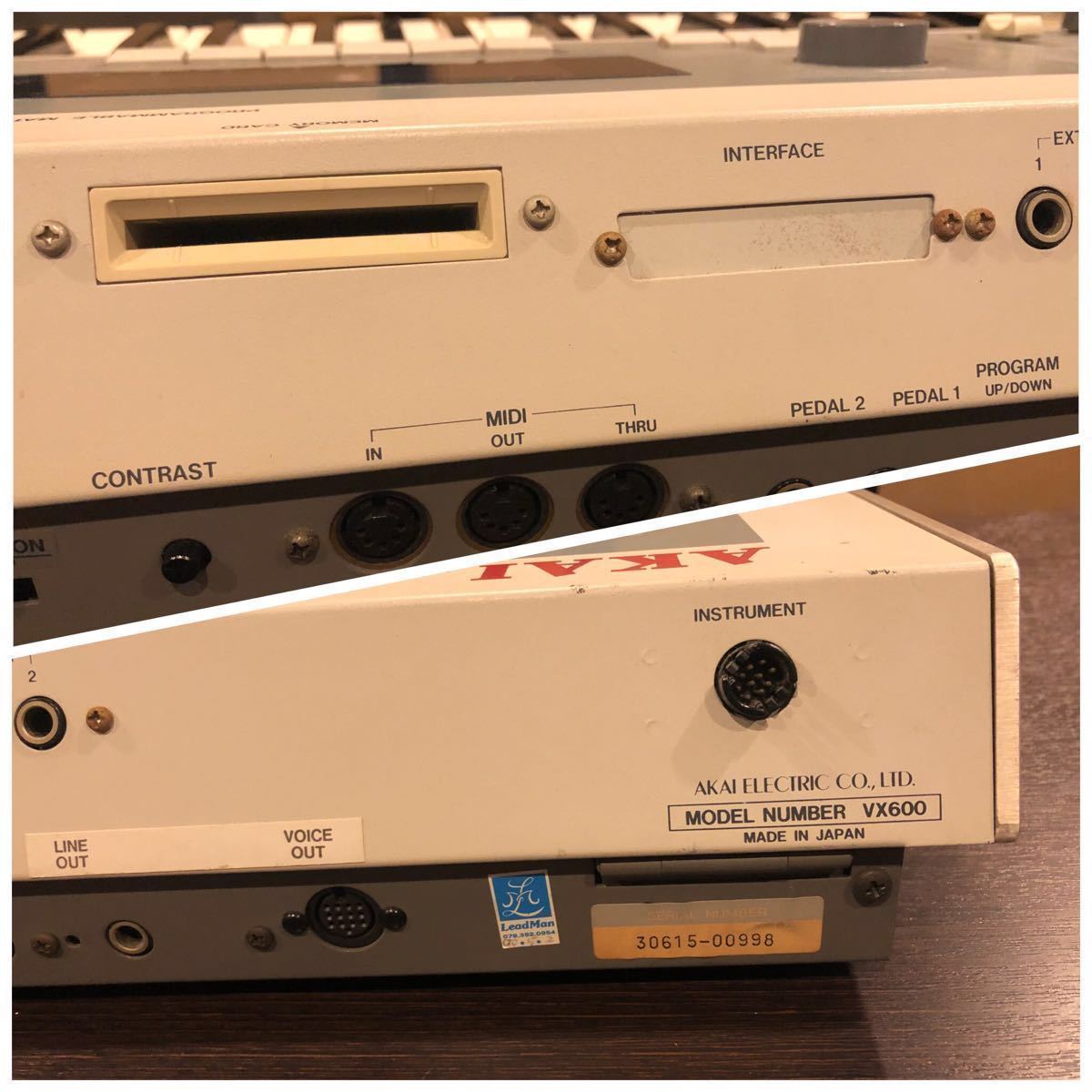 MATRIXSYNTH: AKAI Pro VX600 Synthesizer