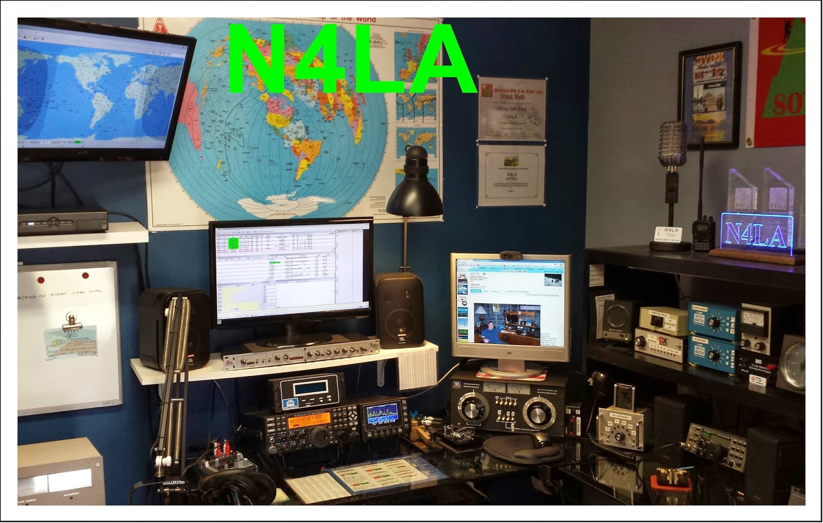 N4LA's .. " Radio-Active " Report: HamQSLer