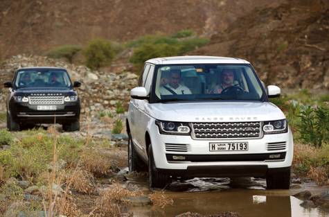 Range Rover region's favourite SUV driven in the UAE