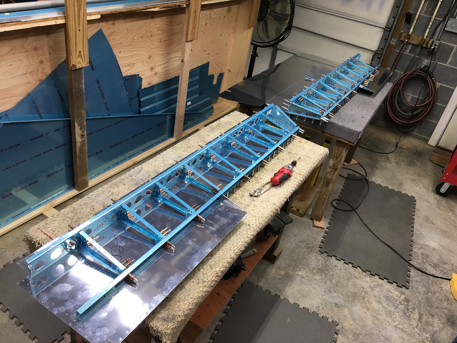 Brantel’s RV-10 Build Blog: Elevator Skeleton Work