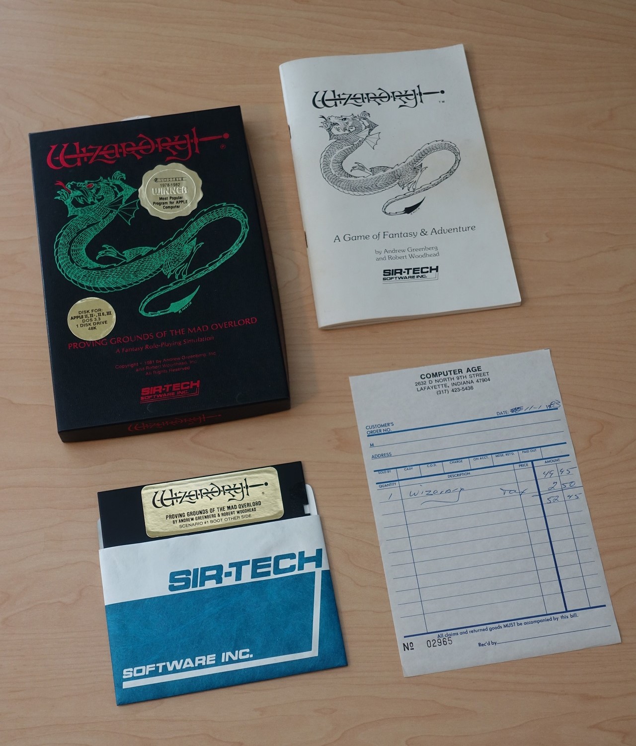 Dennis Strelow: Apple II, Wizardry
