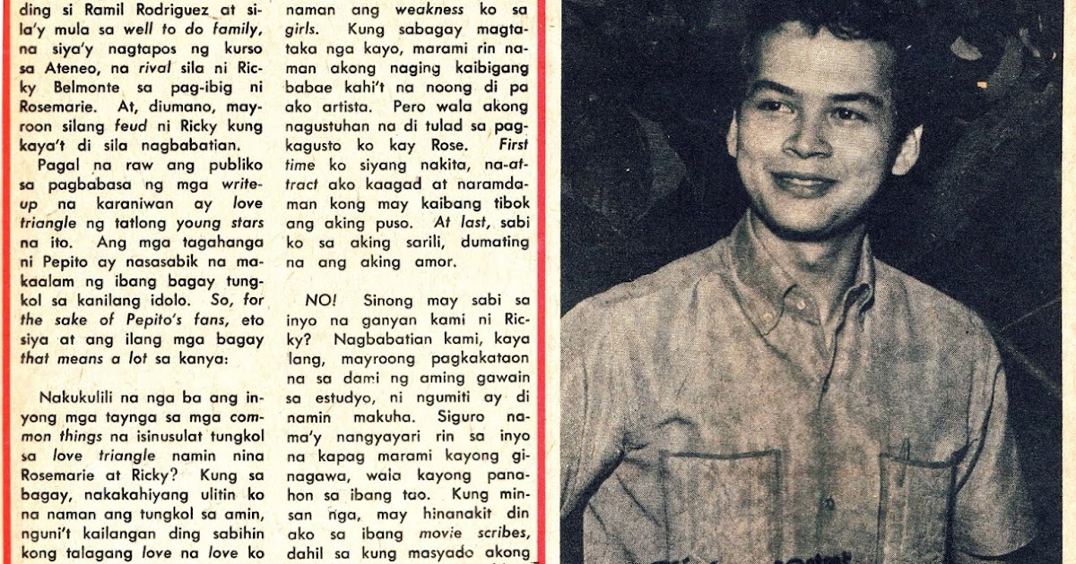 PELIKULA, ATBP.: RANDOM THOUGHTS OF PEPITO RODRIGUEZ (Kislap Magazine ...