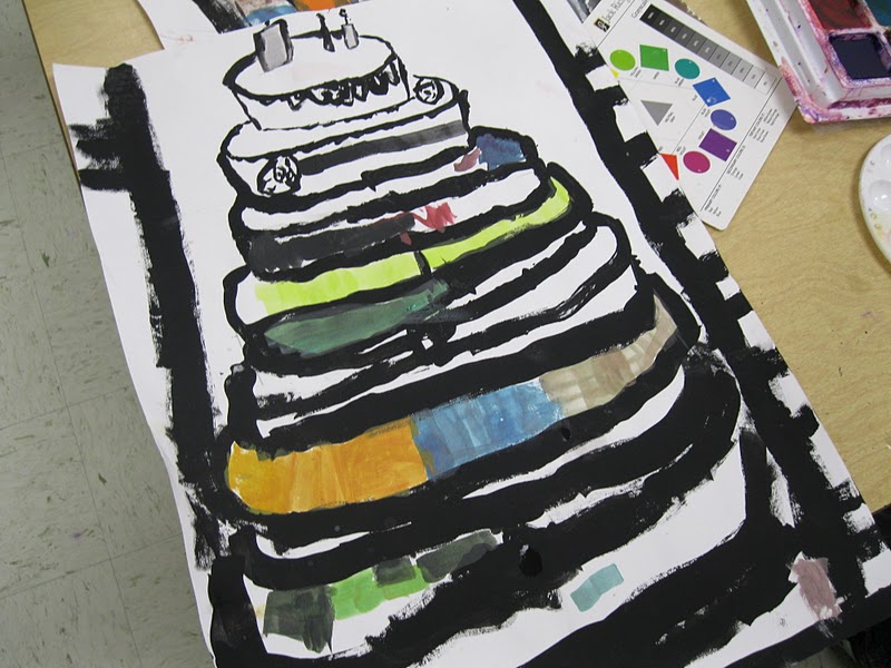 The Art Room at The Falcon Academy of Creative Arts: 3rd grade art