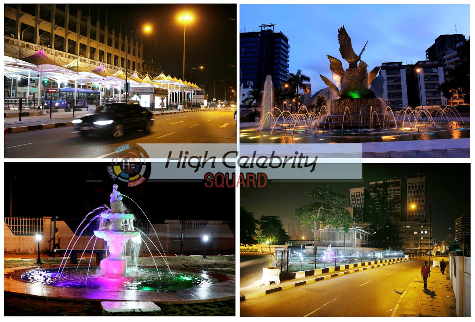 Photos: Night View Of Upgraded Tafawa Balewa Square, Broad Street And ...