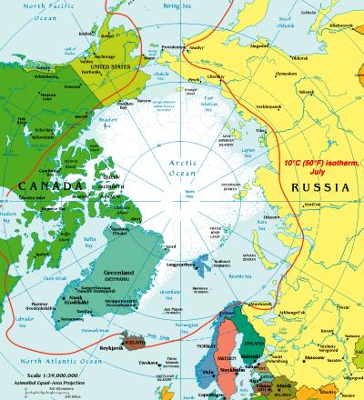 CXSAJBA - MAPAS: 10. MAPA DO POLO NORTE (CONTINENTE ÁRTICO).