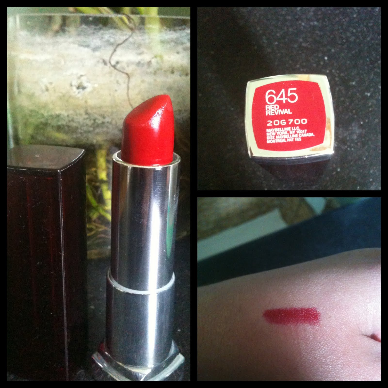 Maybelline Red Revival Lipstick Review