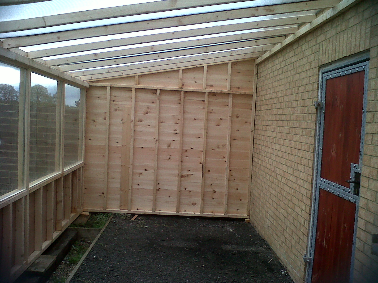 DW Joinery Services: Double Timber Framed Lean To