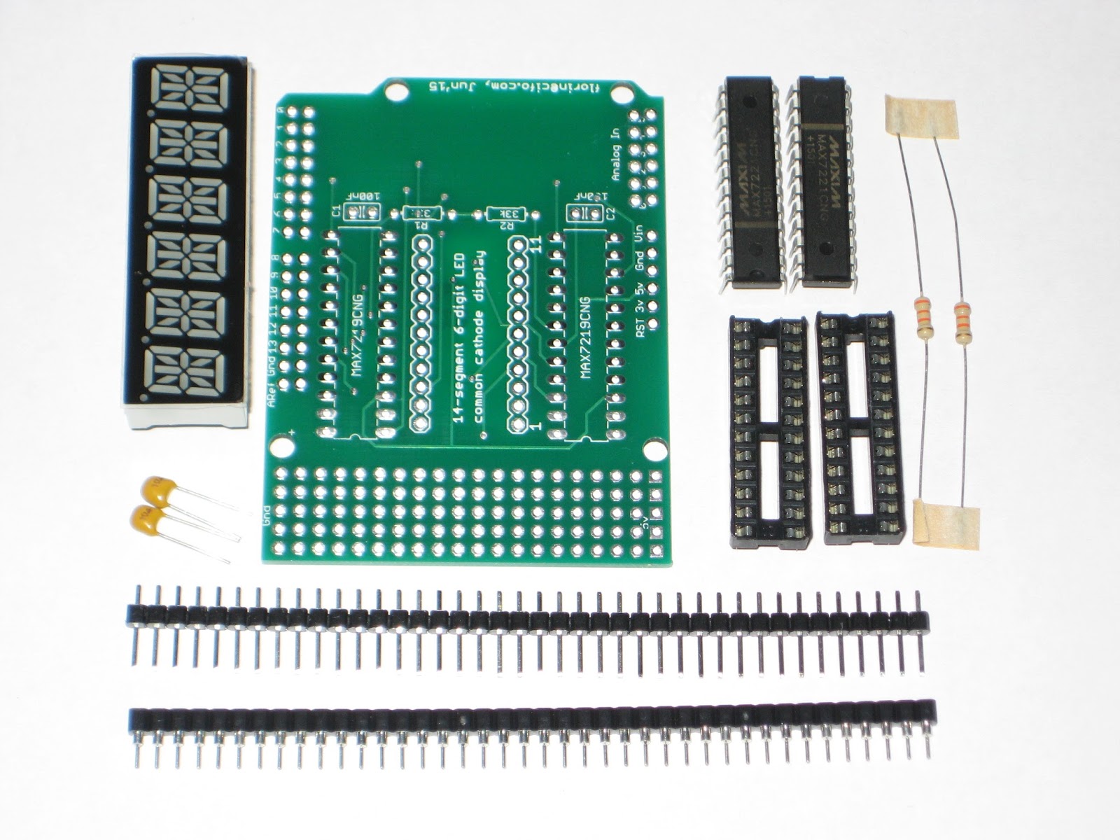 Wise time with Arduino: Introducing the "6-character alphanumeric LED ...
