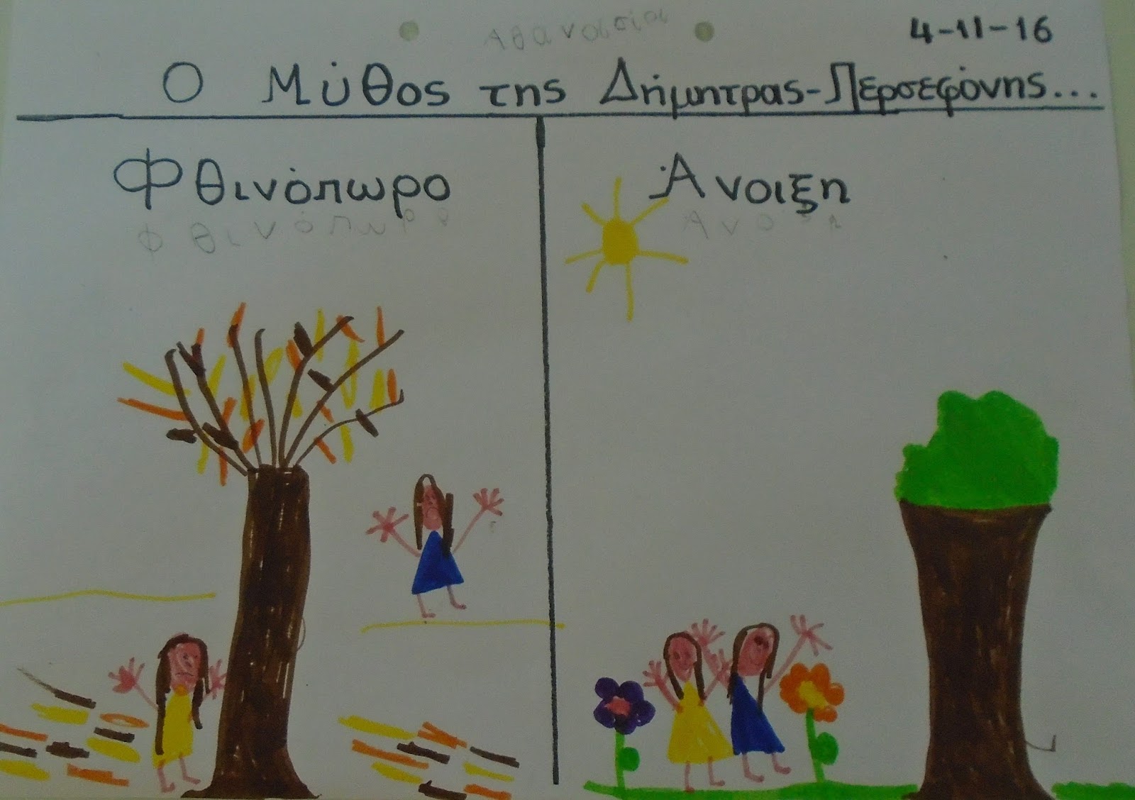 5 ΝΗΠΙΑΓΩΓΕΙΟ ΚΑΛΑΜΑΤΑΣ : ΦΘΙΝΟΠΩΡΟ