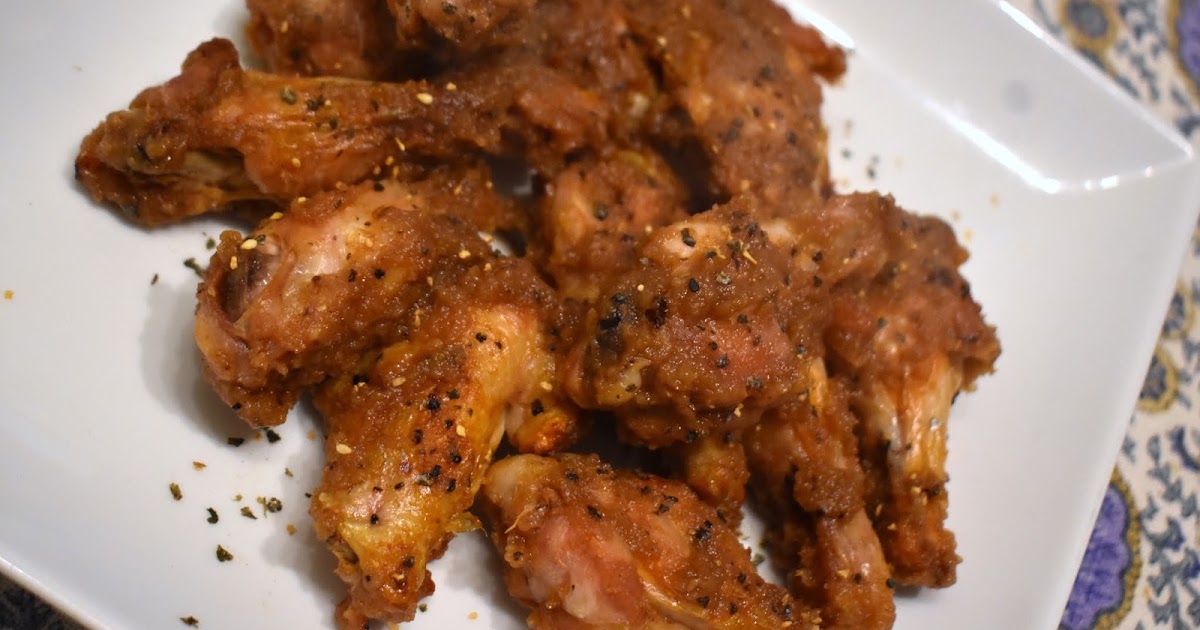 Apple Butter-Glazed Chicken Wings #AppleWeek