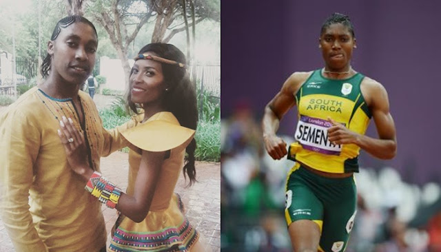 OLYMPIC GOLD MEDALIST CASTER SEMENYA MARRIES HER LONG TIME PARTNER IN A DREAMY WHITE WEDDING ...