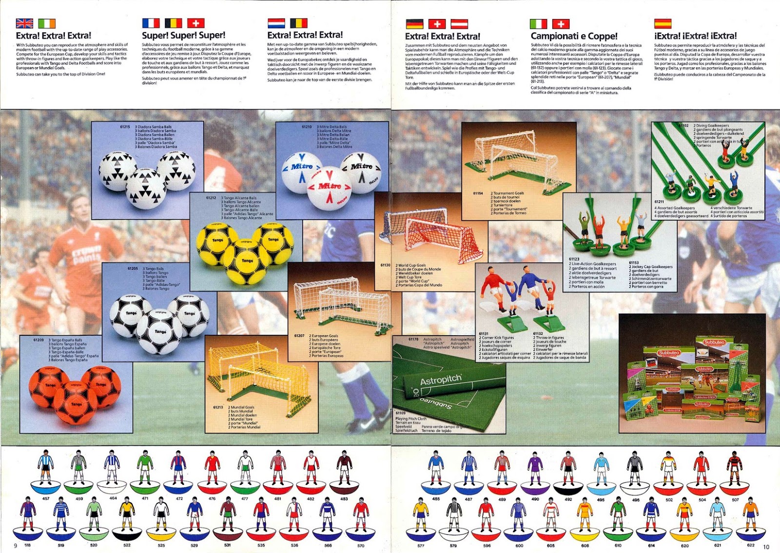 Subbuteo catalogue, 1988 ~ The Football Attic