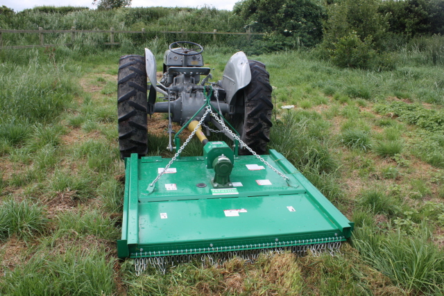 Compact Tractors and Machinery: Using a Grey Fergie T20 For Grass Cutting