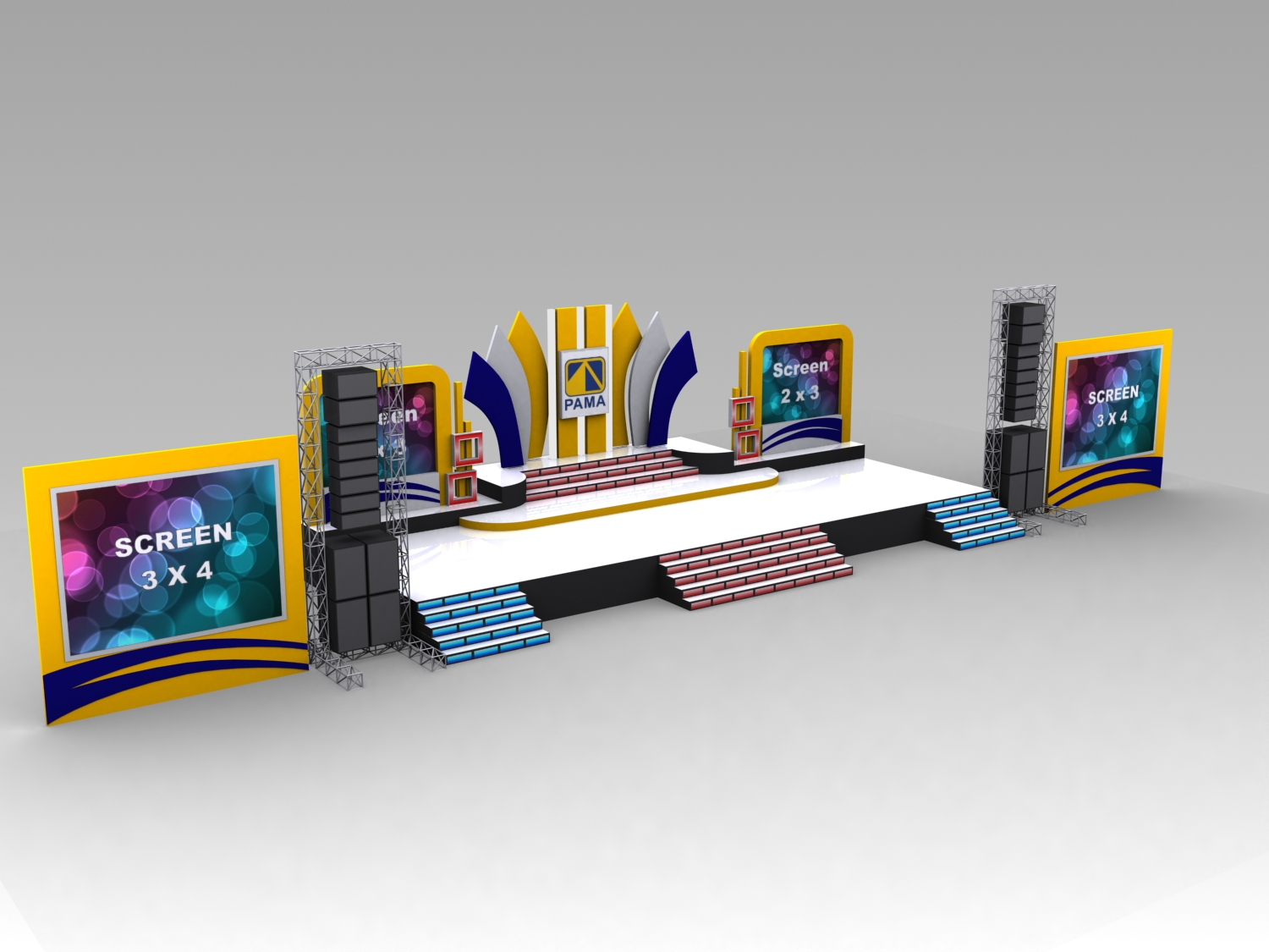 23 Contoh Desain Dekorasi Panggung Indoor - Model Desain Rumah Minimalis