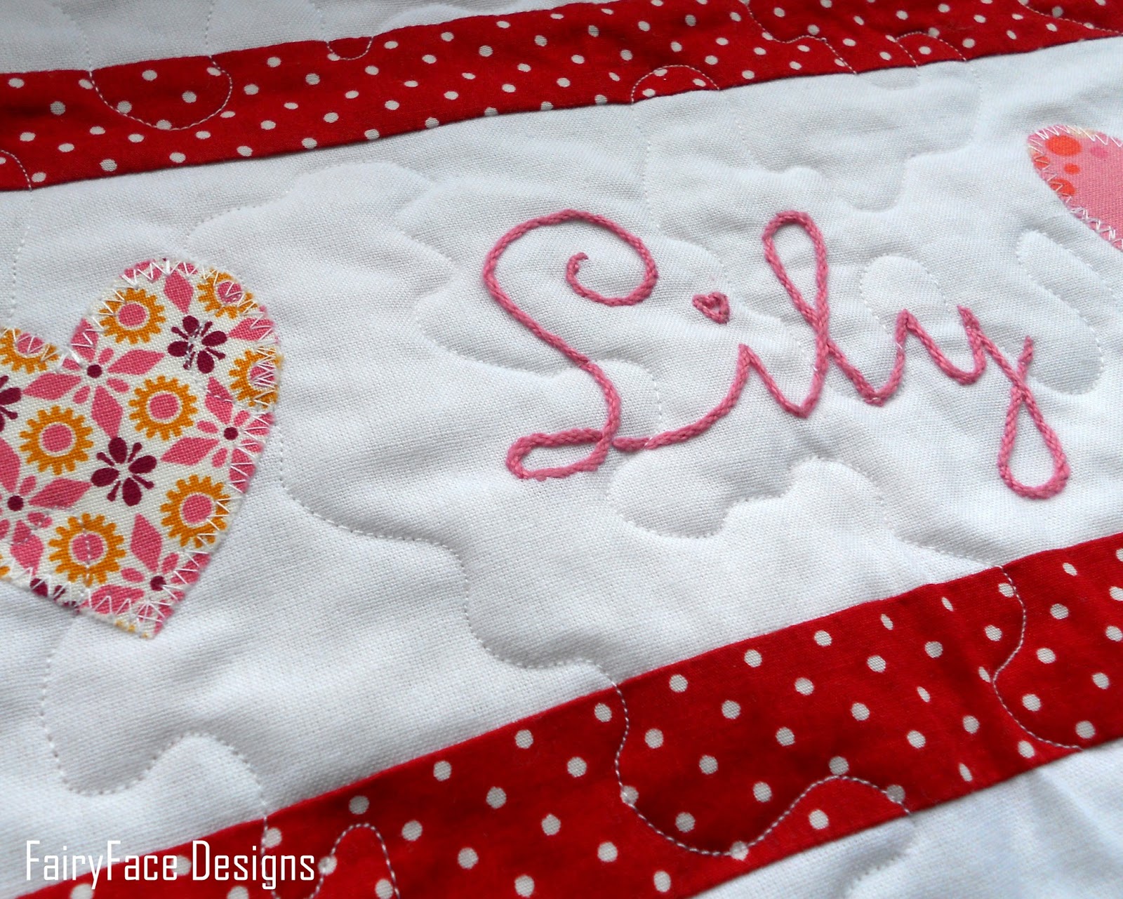FairyFace Designs: Hand Embroidery Tutorial: How to Personalise a Baby ...