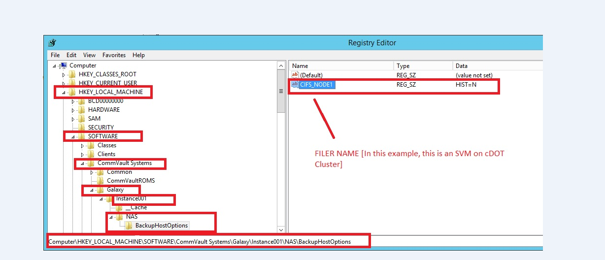 NetApp ONTAP: How to disable NDMP File History for CommVault DMA