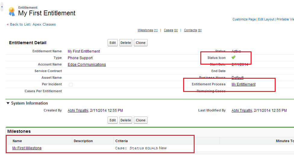 cloudy abhi ☁: Salesforce Entitlement, Entitlement Process & Milestone ...