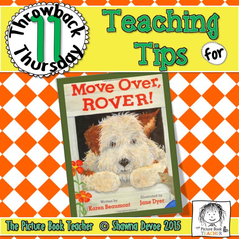 Throwback Thursday - Move Over Rover | The Picture Book Teacher's Edition