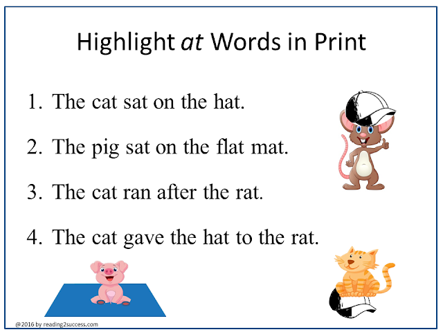 Reading2success: Onset and Rime Activities