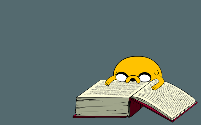 Hora de Aventuras: Jake leyendo