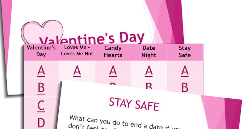 The Playful Otter: Jeopardy-style Valentine & Dating Social Skills Game