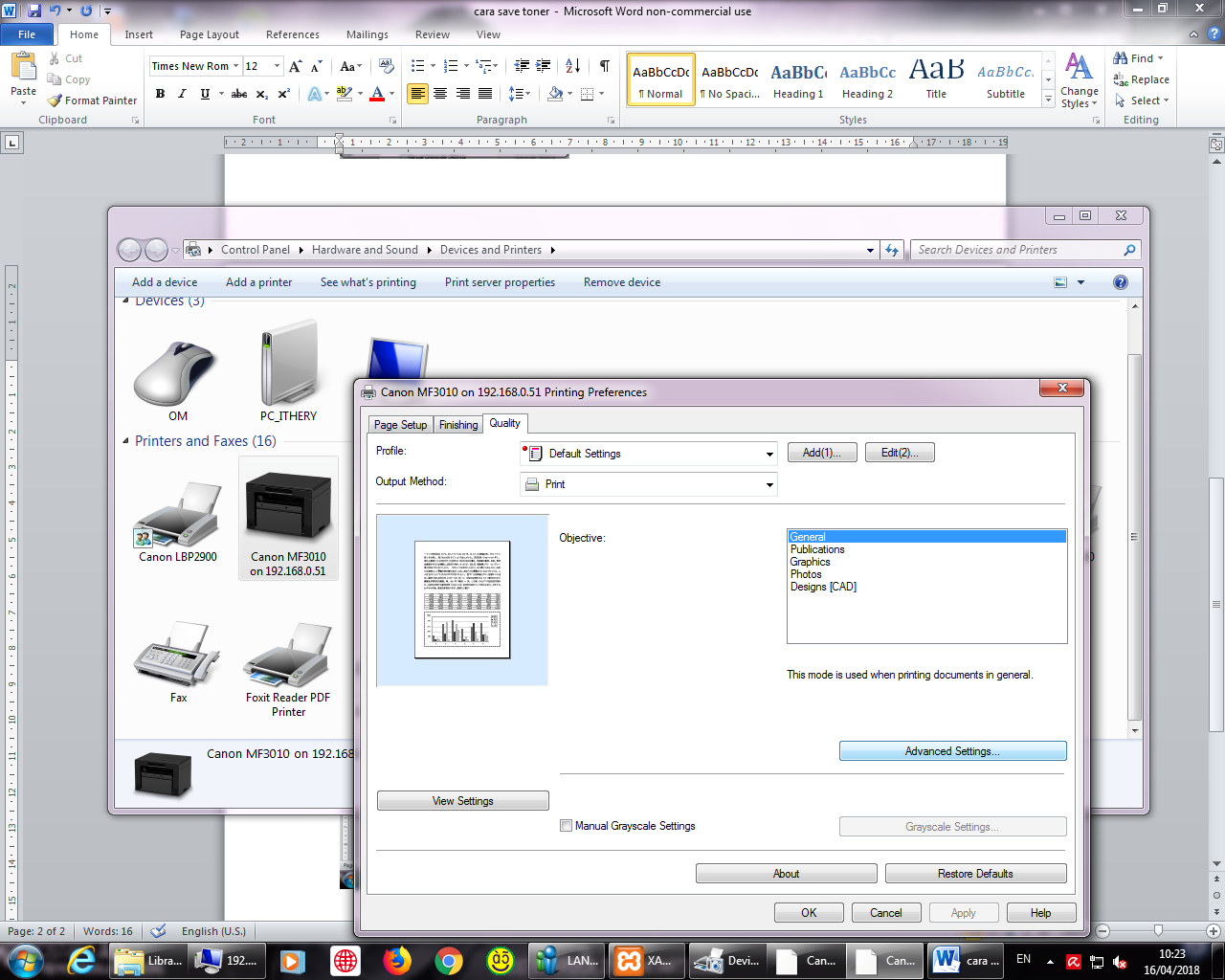 Cara Saving Toner Printer ~ Berbagi ilmu pengetahuan dan informasi