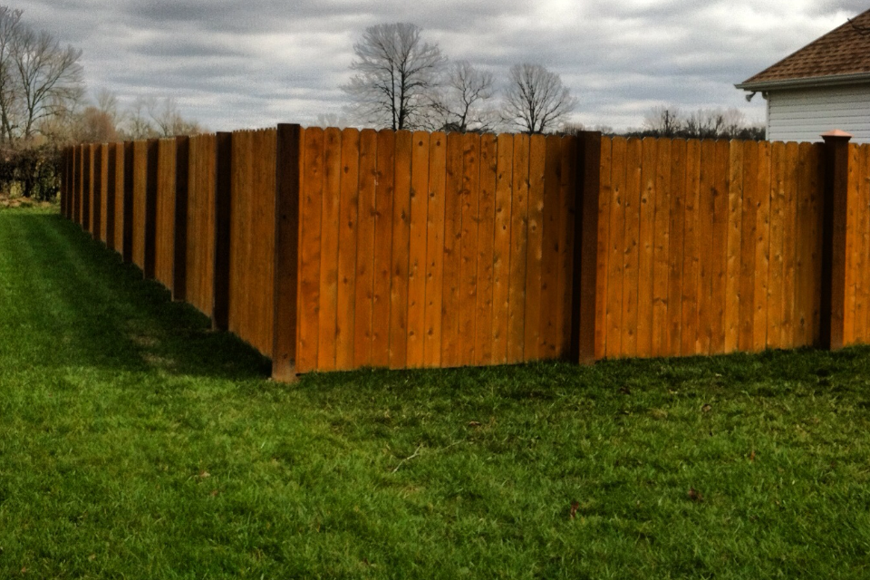 My Home Life Story: How We Put Up Our DIY Exposed Post Privacy Fence