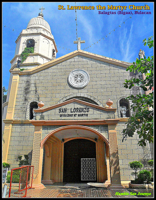 Balagtas, Bulacan: Parish Church of St. Lawrence - Deacon and Martyr ...