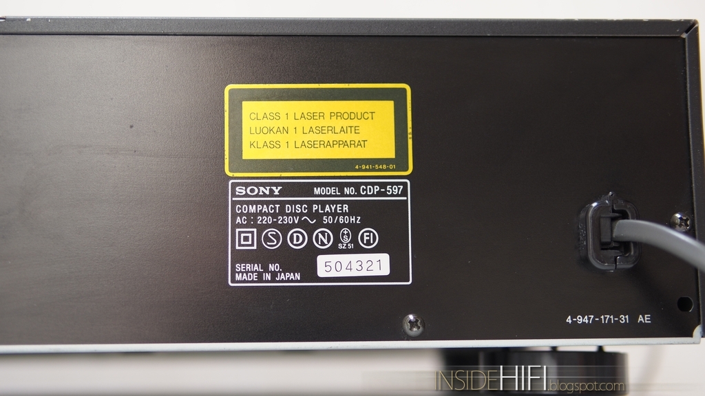 Inside Hi-Fi: Sony CDP-597
