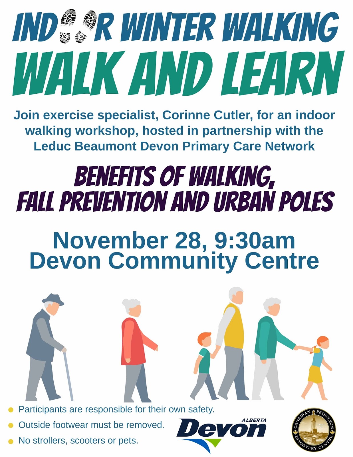 Health in a Minute. Your Health, Your Team.: Indoor Walking Group in Devon!
