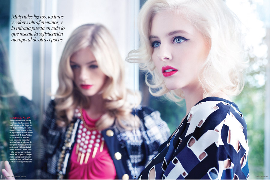 PARAGON MODEL MANAGEMENT: Chantal Jones & Julia Joseph in Vogue México.
