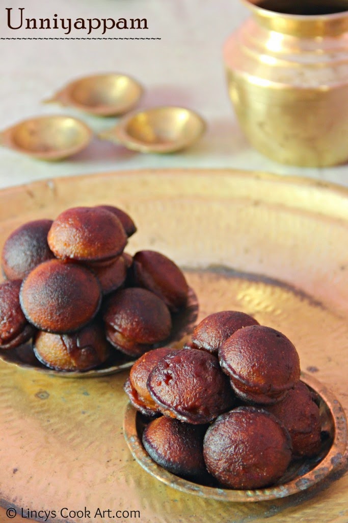 Unniyappam/ Kuzhipaniyaram/ Kuzhiyappam/ Paniyaram ~ Lincy's Cook Art