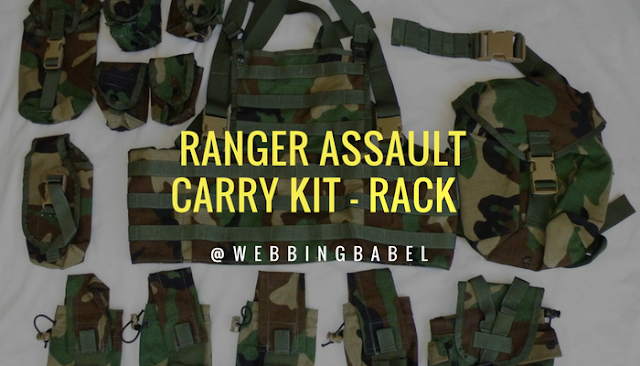 Webbingbabel: US Army Ranger Assault Carry Kit RACK Woodland