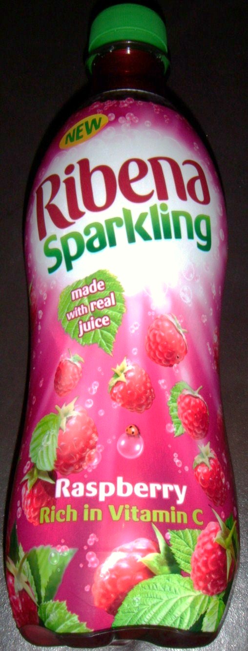 FOODSTUFF FINDS: Ribena [New] Sparkling Raspberry Drink (WH Smiths ...