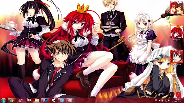 [Theme Win7] High School DXD