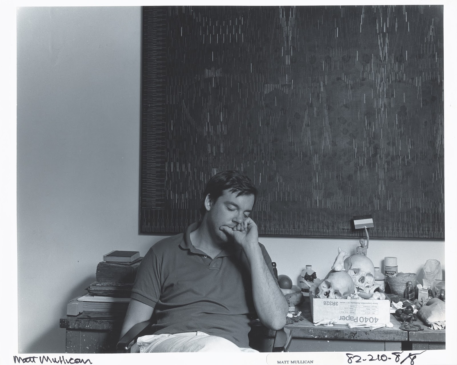 PSWB Portraiture: Portrait of Artist Matt Mullican, 1982