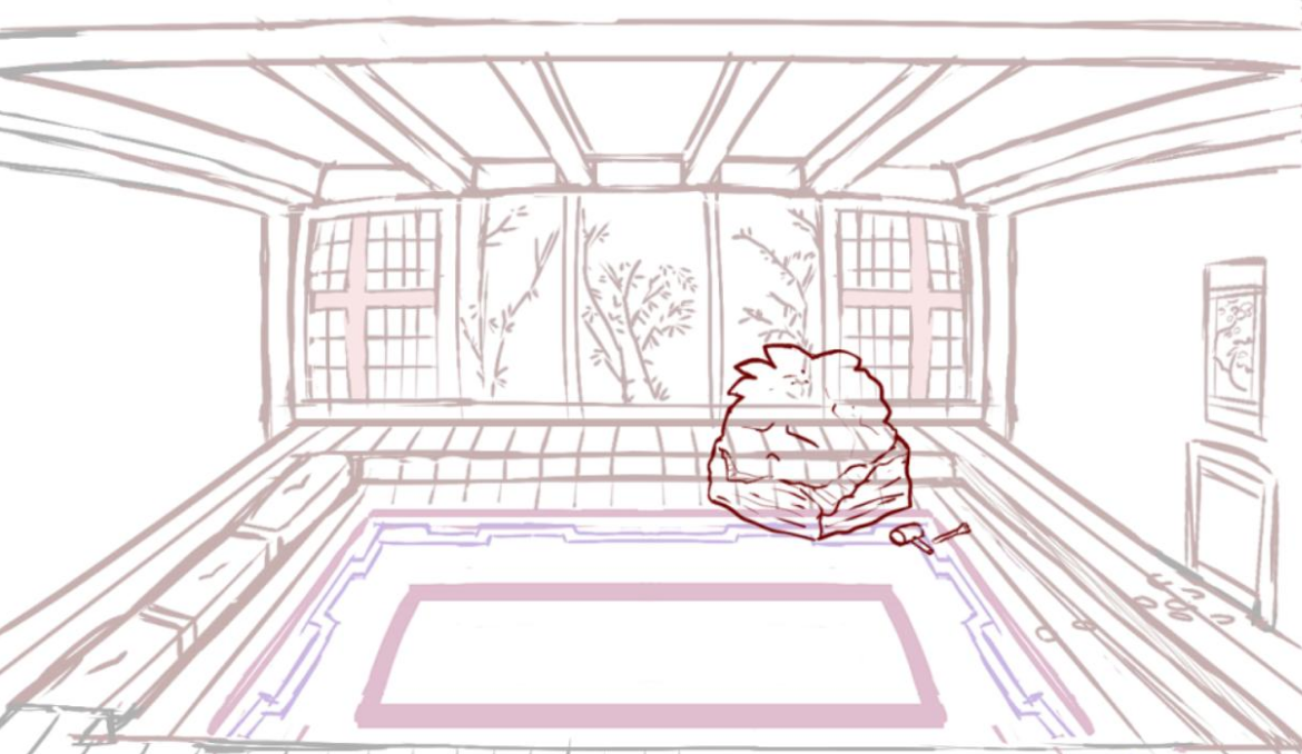 Gray Puffle Rooms - Concept Art | Club Penguin Rewritten Cheats™