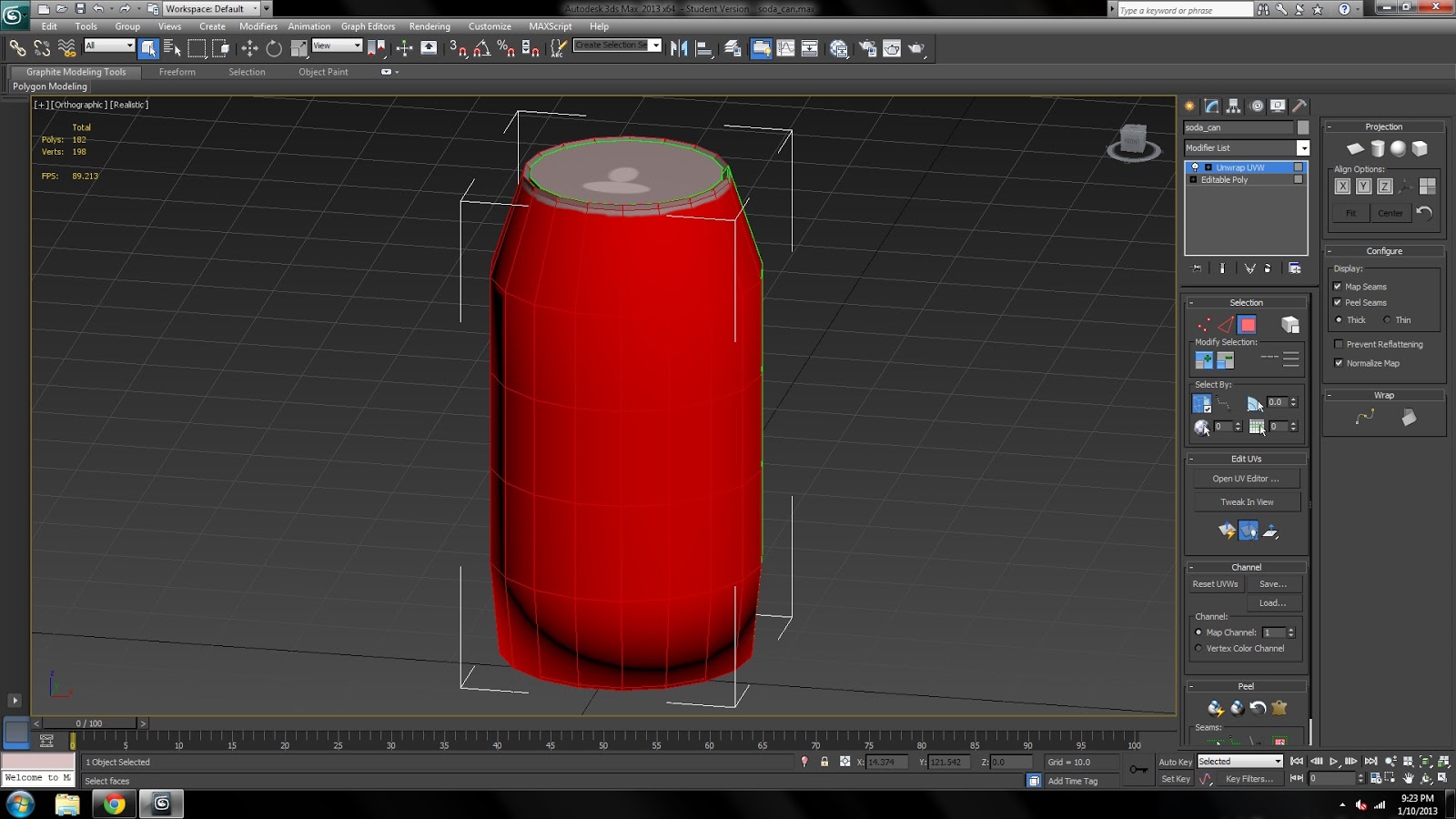 Into The Code: Soda Can UV Mapping and Texturing