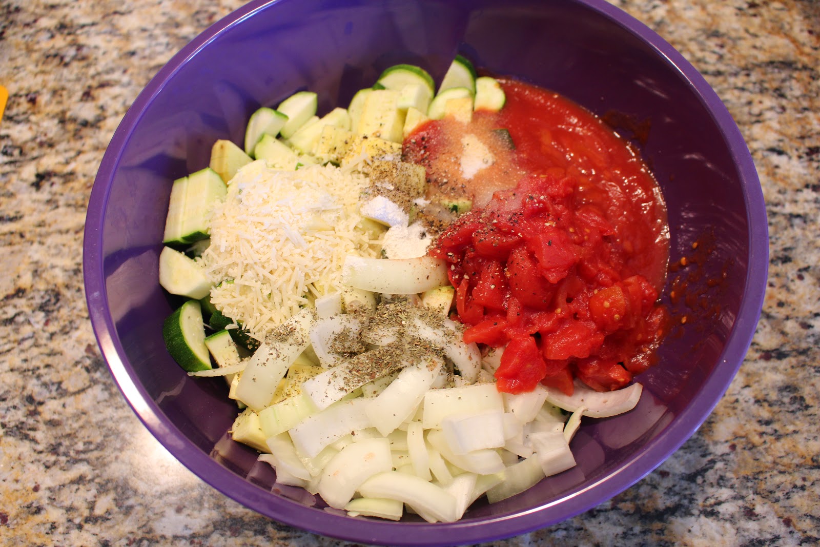 Kitchen Cheetahs Easy Garlic Parmesan Zucchini And Tomato Bake Low Carb