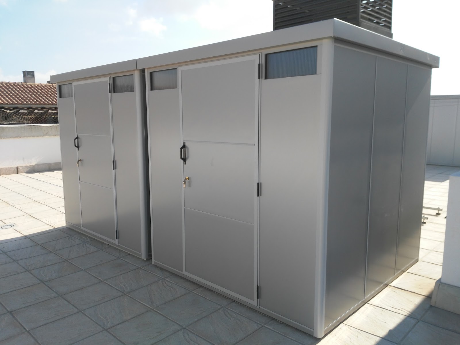 Trasteros Metálicos para Terraza y Jardín: Trasteros y Casetas ...