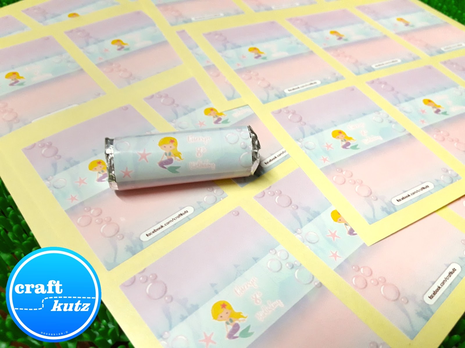 Personalized Mini Mentos Stickers ~ Craft Kutz