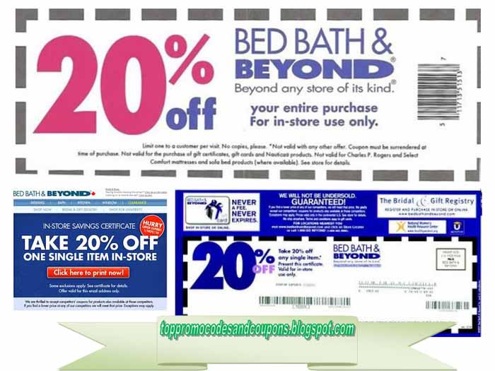 Free Promo Codes and Coupons 2023: Bed Bath and Beyond Coupons